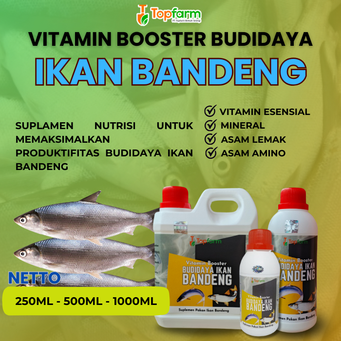 Jual Vitamin Ikan Bandeng/ Vitamin Ternak Ikan Bandeng/ Vitamin Ikan Bandeng Cepat Besar ...