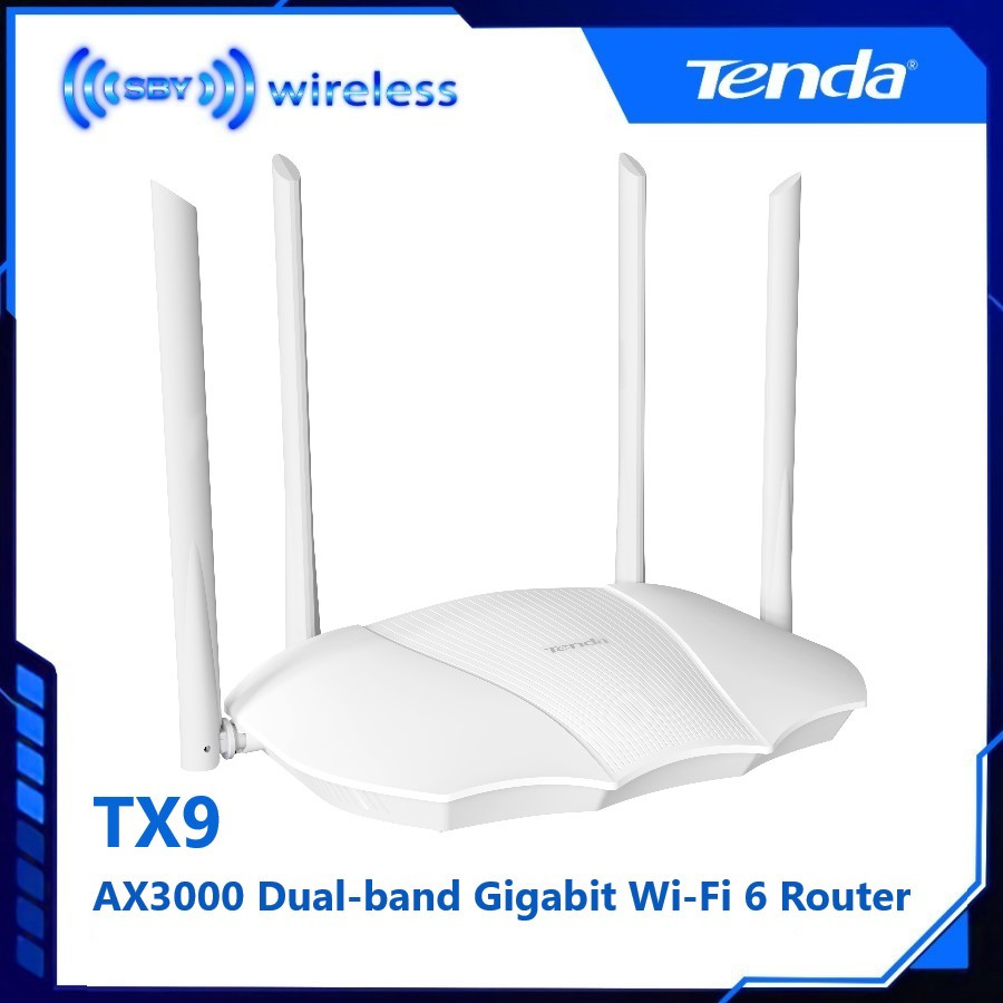 Jual Tenda TX9 AX3000 Dual-band Gigabit Wi-Fi 6 Router | Shopee Indonesia