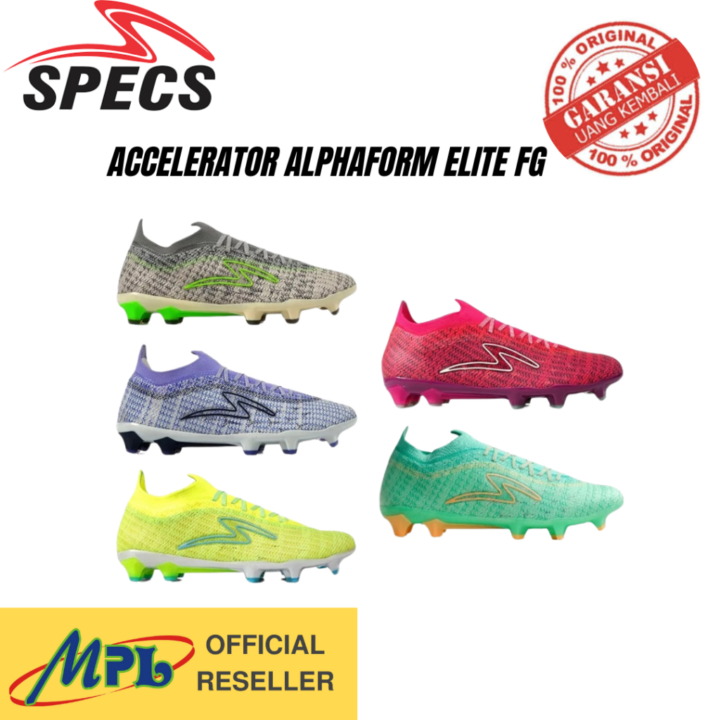 Jual SEPATU BOLA SPECS ACCELERATOR ALPHAFORM ELITE FG | Shopee Indonesia