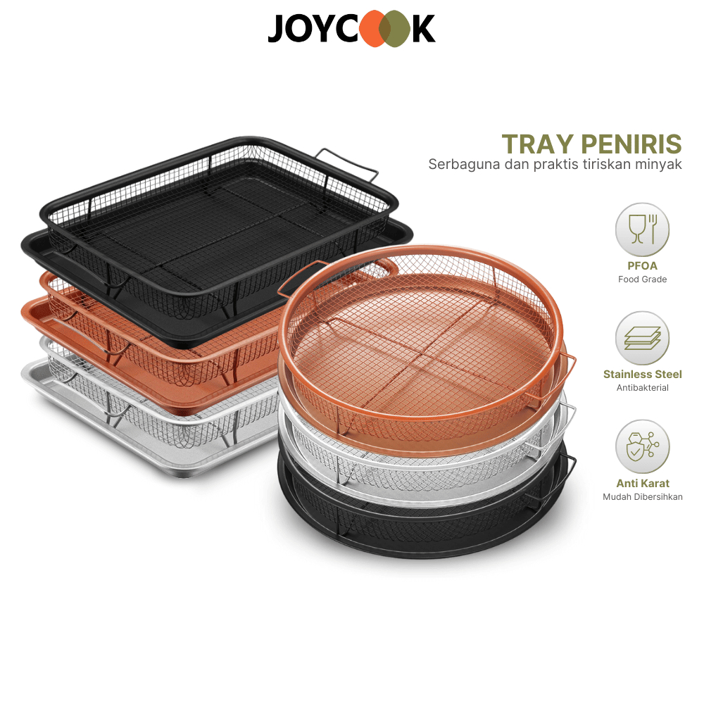 Jual JOYCOOK Peniris MINYAK Cooper Crisper Tray / Saringan Minyak ...