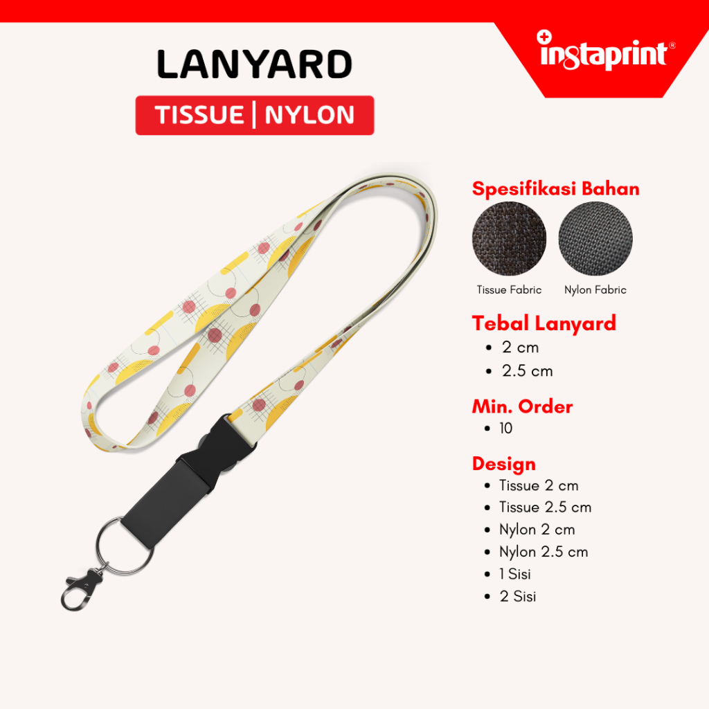 Jual Lanyard custom ,tali id card,Landyard perusahaan | Shopee Indonesia