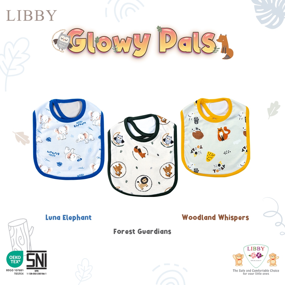 Jual Libby Slaber Rib Besar & Kecil - Glowy Pals Tebaru 1 pcs (Celemek Makan Bayi) | Shopee ...