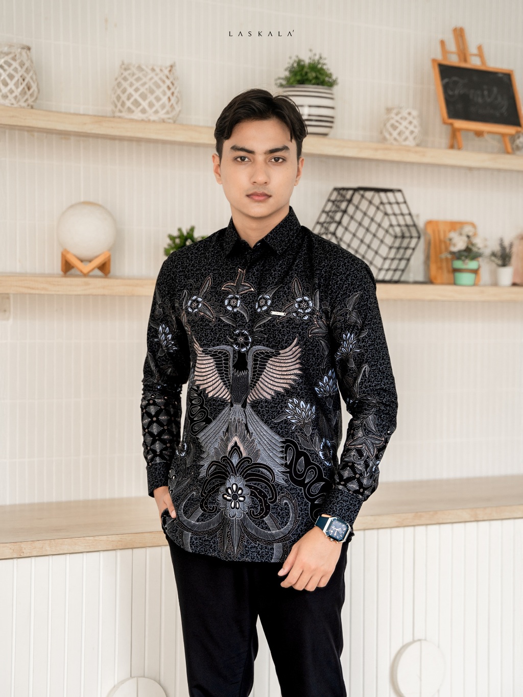 Jual Laskala Batik Premium Bira Kemeja Batik Pria Slimfit Lengan ...