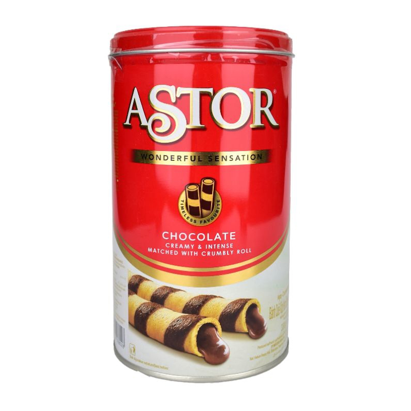 Jual ASTOR DOUBLE COKLAT KALENG PREMIUM 330 GRAM | Shopee Indonesia