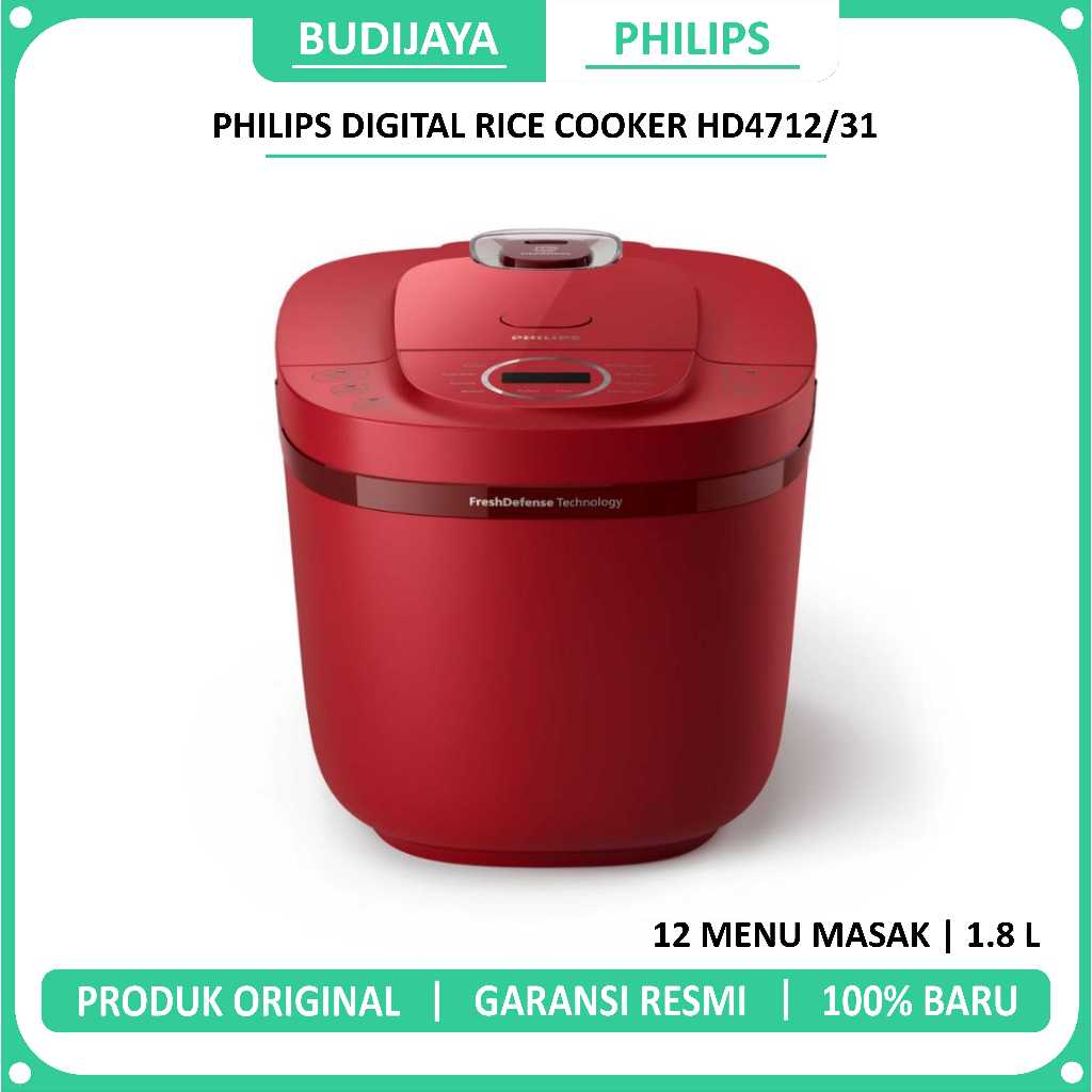Jual Philips Digital Rice Cooker Penanak Nasi 1.8 L - 3000 Digital ...