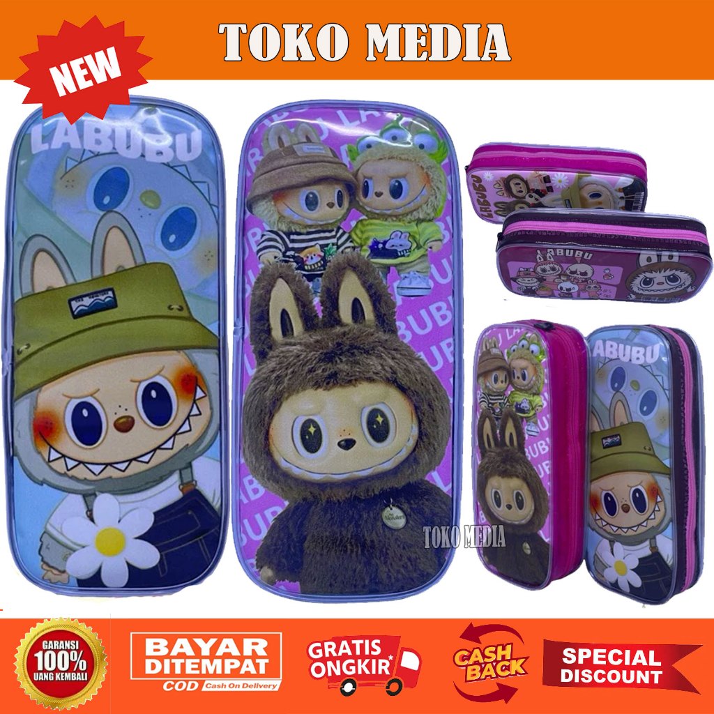 Jual Tempat Pensil Kotak Pensil Anak Labubu Serbaguna Bahan Mika ...