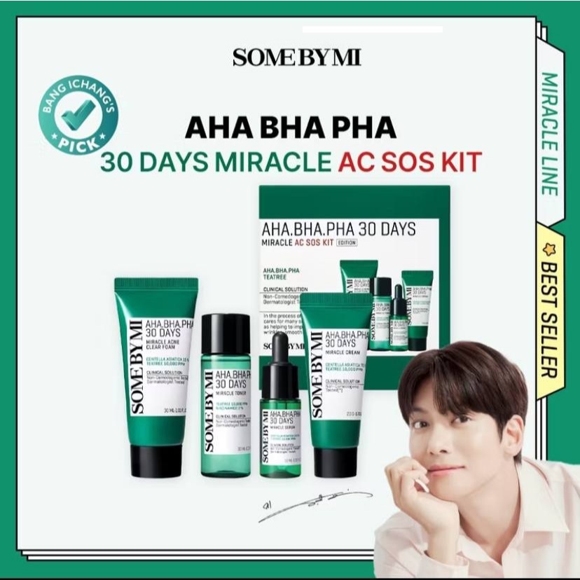Jual SOME BY MI - AHA BHA PHA 30 Days Miracle AC SOS Kit | Shopee Indonesia