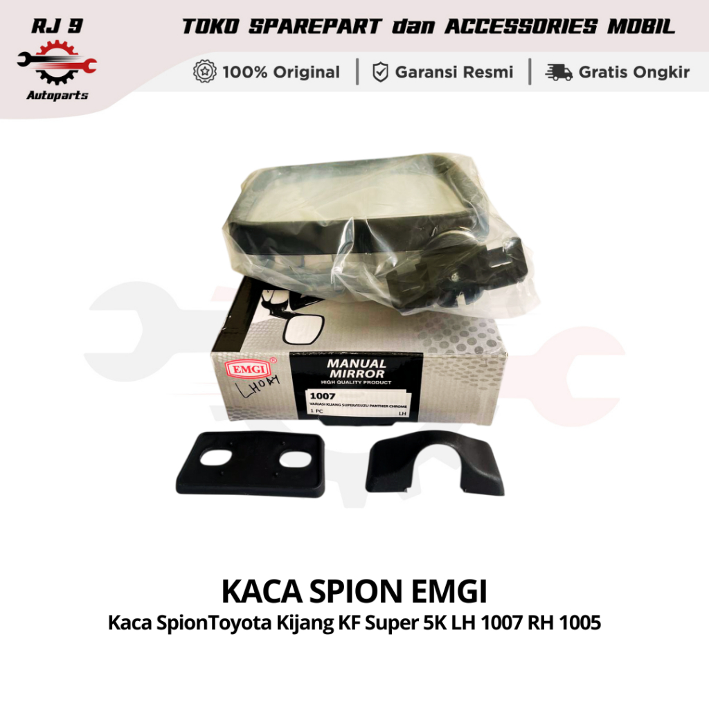 Jual Kaca Spion Variasi Kiri Kijang Super/Panther Chrome Besar Kiri ...