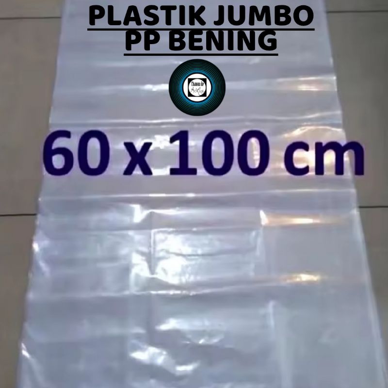 Jual PLASTIK PP TRANSPARAN plastik Bening kantong plastik 60cm x 100cm ...