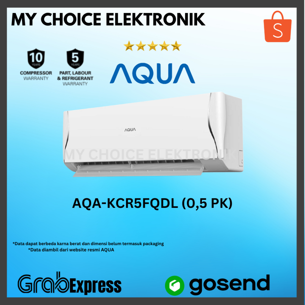 Jual AQUA AC Standart AQA-KCR5FQDL 1/2 PK (Unit Only) | Shopee Indonesia