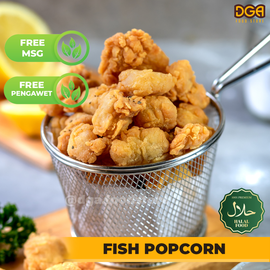 Jual Fish Popcorn Halal Tanpa Pengawet Tanpa MSG | Shopee Indonesia