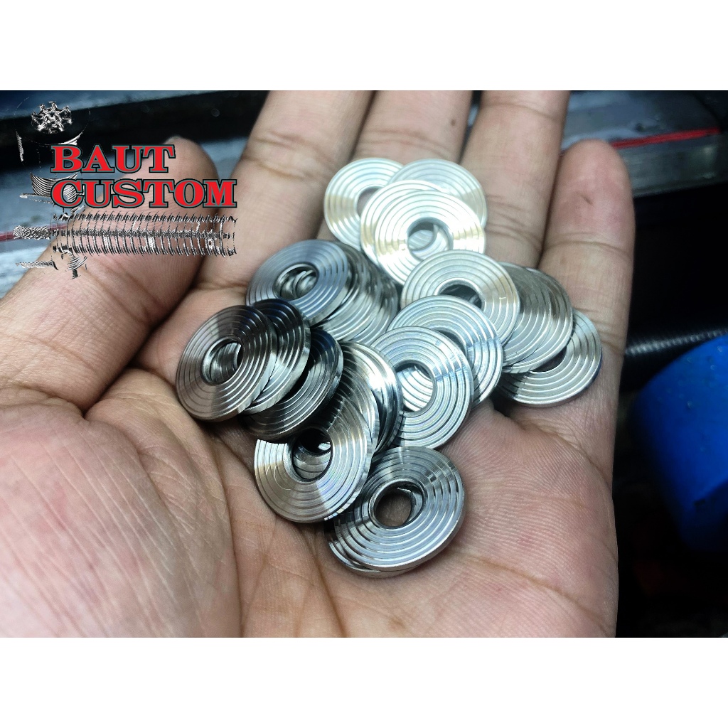 Jual Ring Baut 10 , Ring M6 Lebar Stainless Handmade Custom Spiral ...
