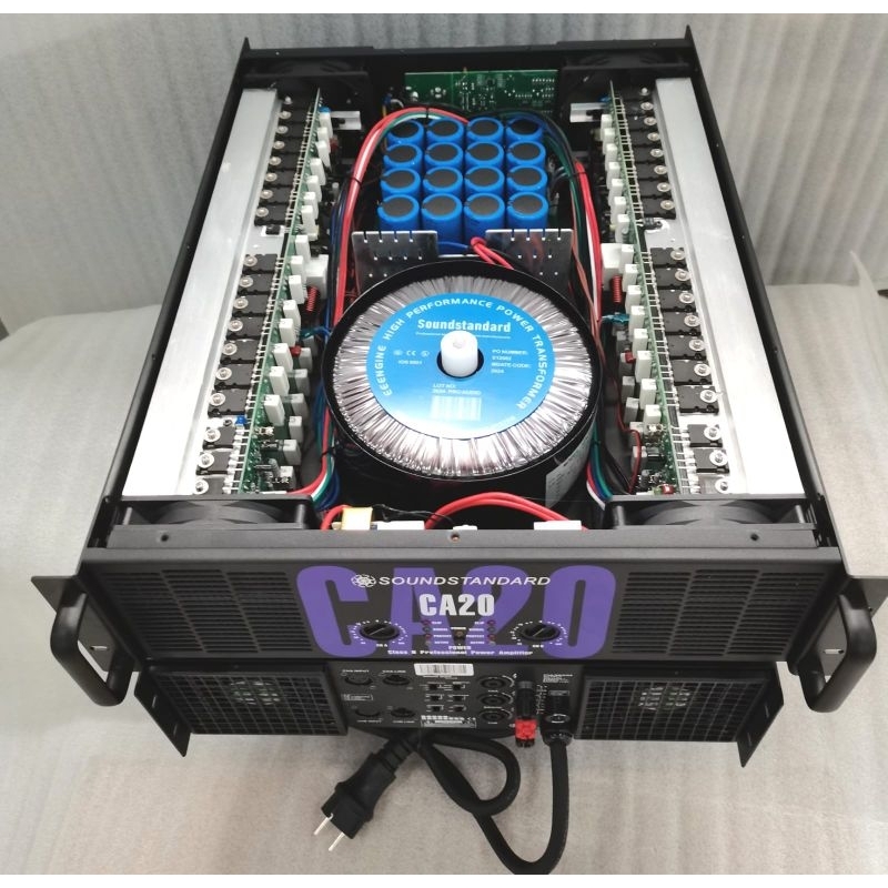 Jual POWER AMPLIFIER SOUNDSTANDARD CA20 CA 20 4 KIPAS BODY PANJANG ...