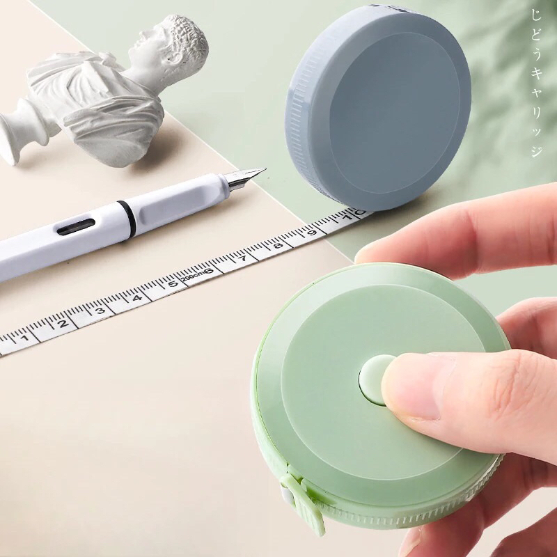 Jual Meteran Mini Gulung Pengukur Lingkar Perut Baju Jahit Measure ...