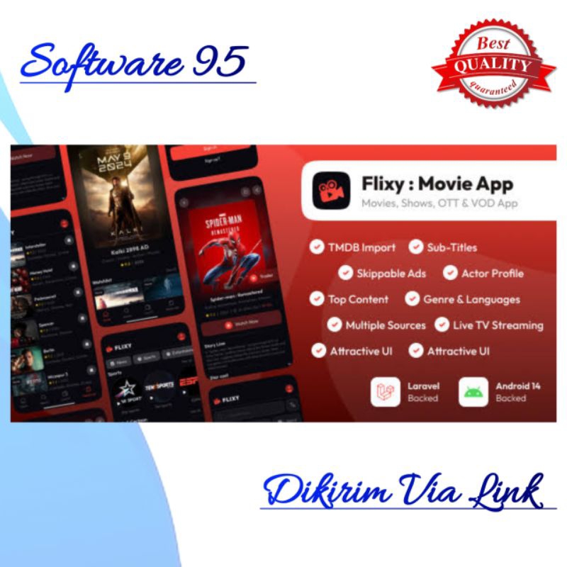 Jual Flixy Movie App - Series,Live TV, Video Streaming App, Netflix Clone - 26 February 2025 ...
