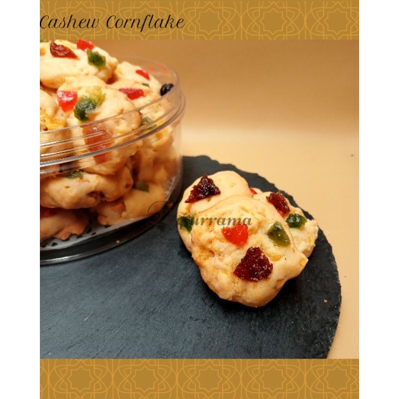 Jual cashew cornflake / kue lebaran / cookies / dapurrama | Shopee ...