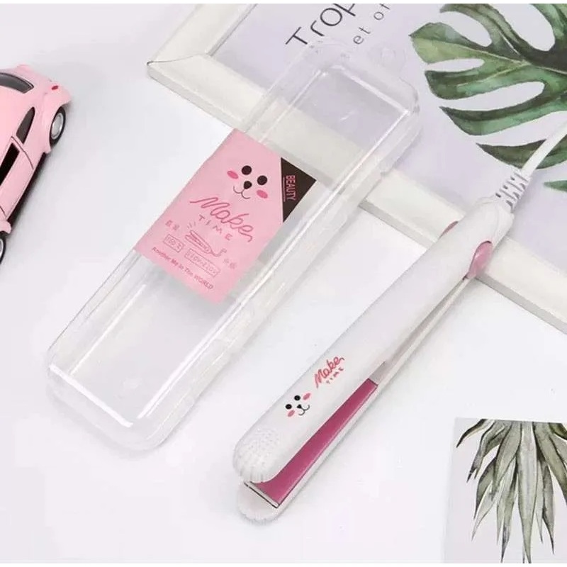 Jual Catokan Rambut Mini Make Time Karakter Lurus Alat Catok Untuk ...