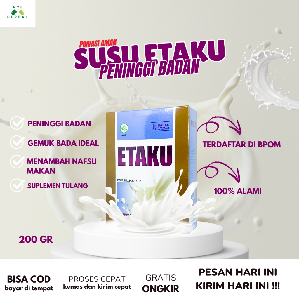 Jual Etaku Goat Milk Susu Peninggi Badan Remaja Anak Sampai Dewasa Obat ...