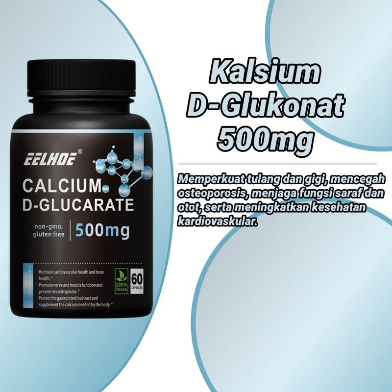 Jual Suplemen Kalsium D-Glukonat 500mg – Menunjang kesehatan sistem ...