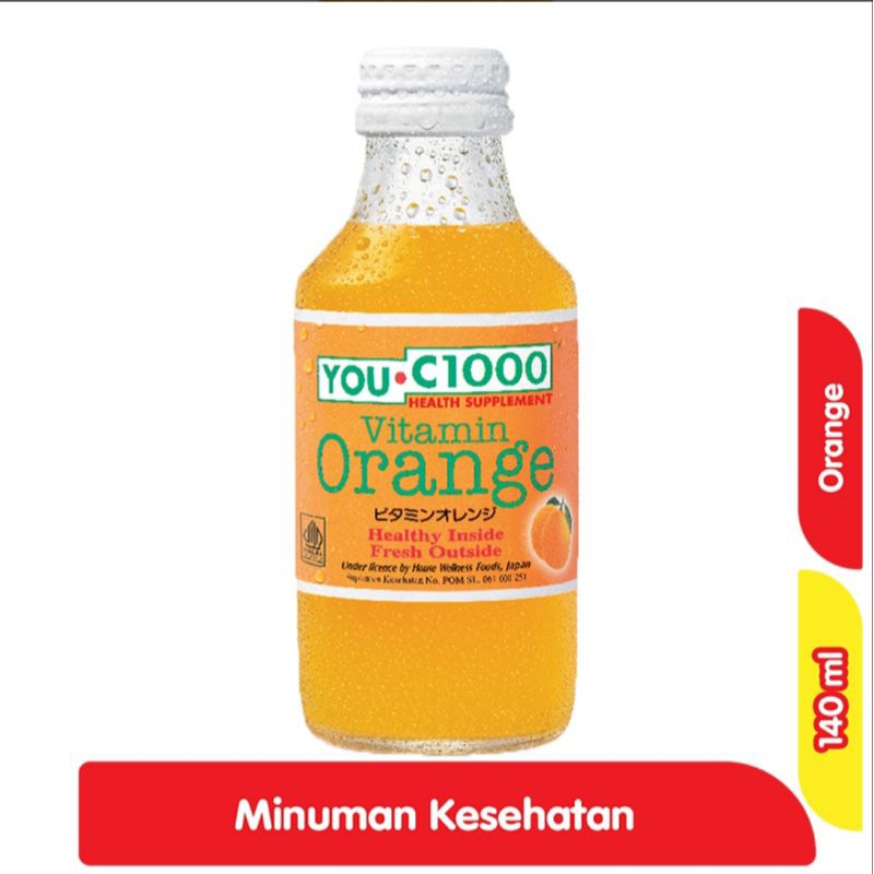 Jual You C1000 Minuman Vitamin C Jeruk 140 ml | Shopee Indonesia