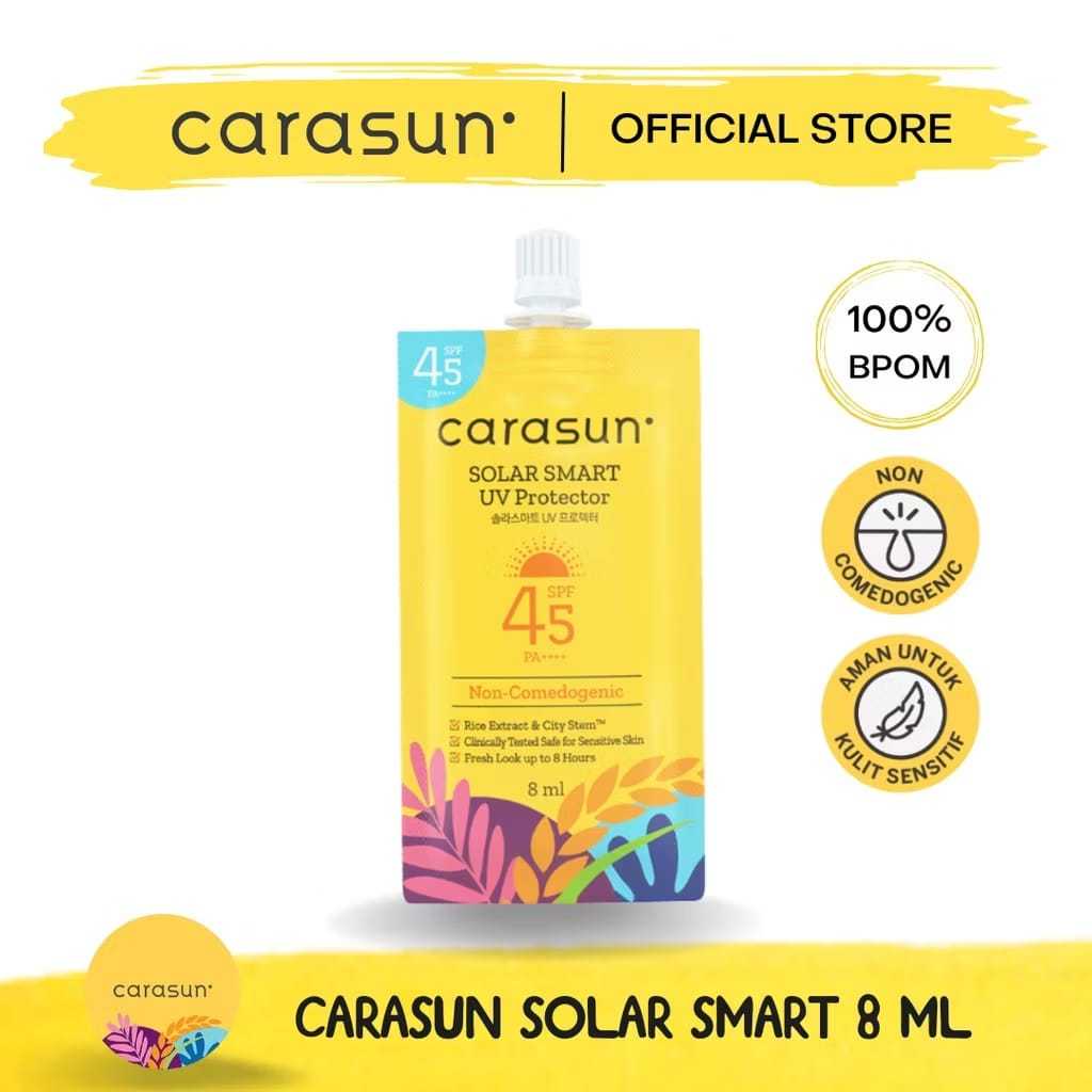 Jual Carasun Solar Smart UV Protector SPF 45 PA +++ Sachet | Shopee Indonesia