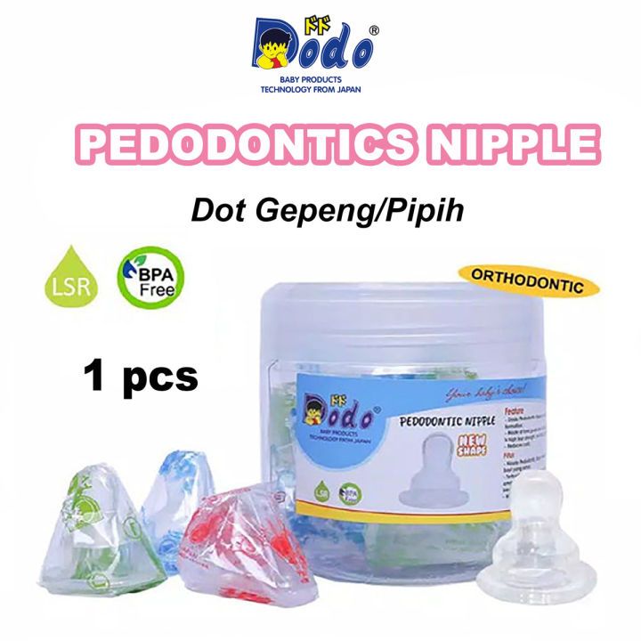 Jual Dodo Nipple Pedodontic (Gepeng) pentil dot satuan | Shopee Indonesia