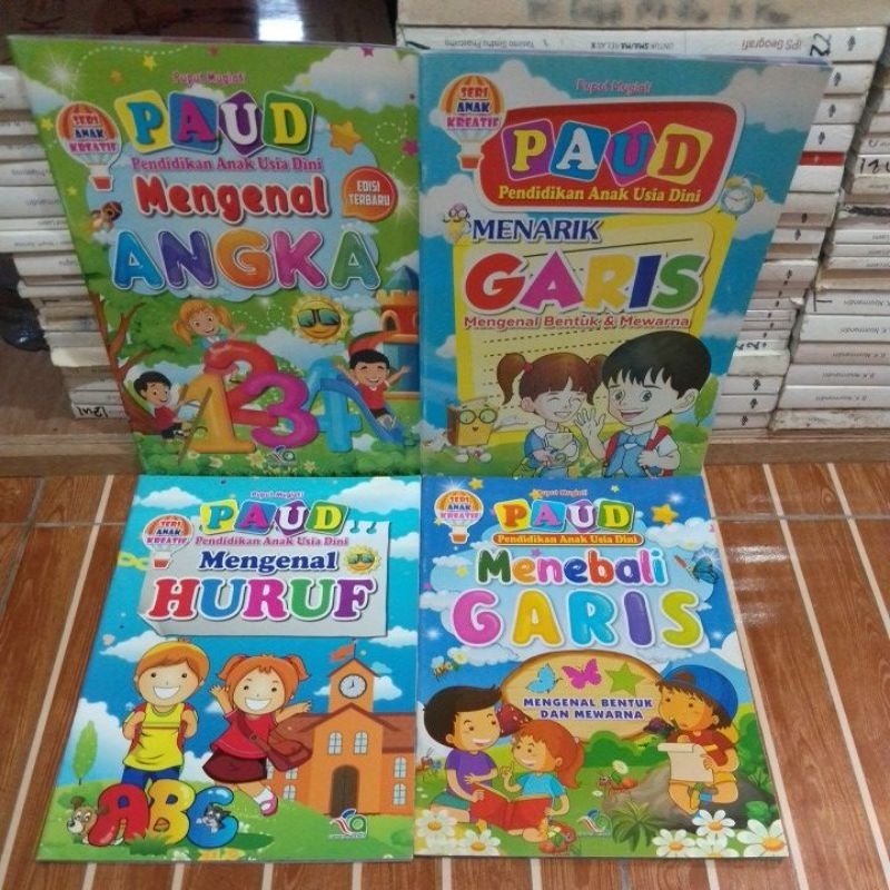 Jual SERI ANAK KREATIF MENGENAL HURUF MENGENAL ANGKA MENARIK MENEBALI ...