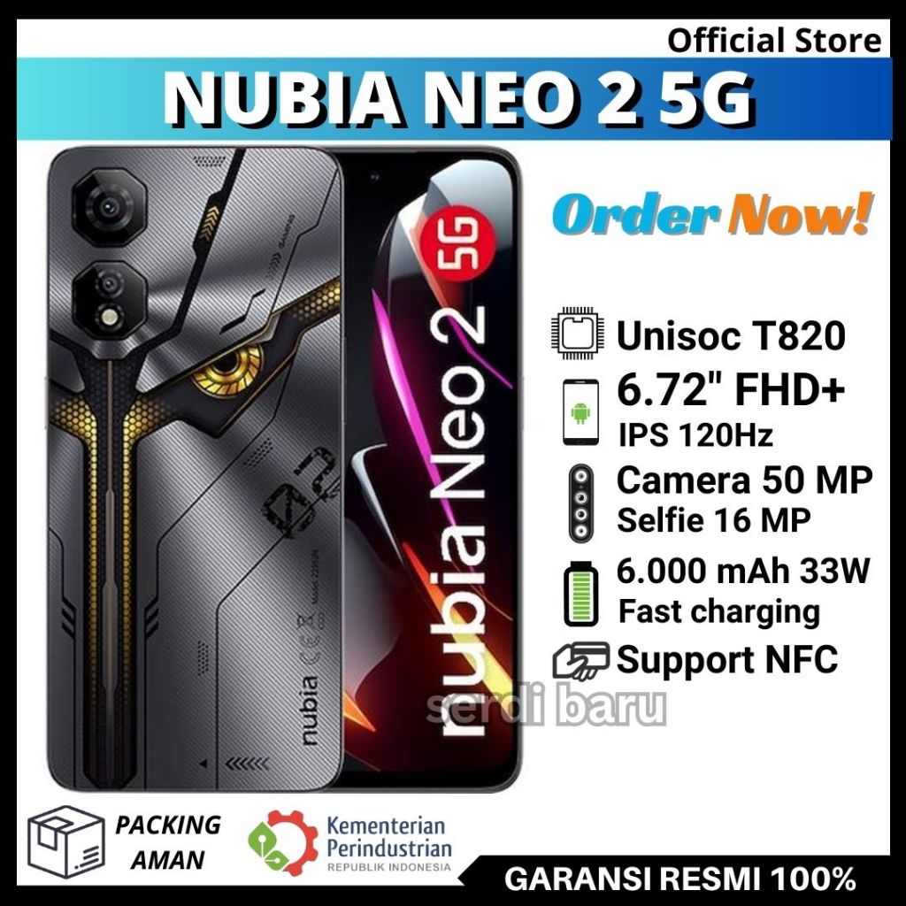Jual ZTE Nubia Neo 2 5G NFC 8/256 GB - Nubia Neo 2 5G NFC 8/256 GB ...