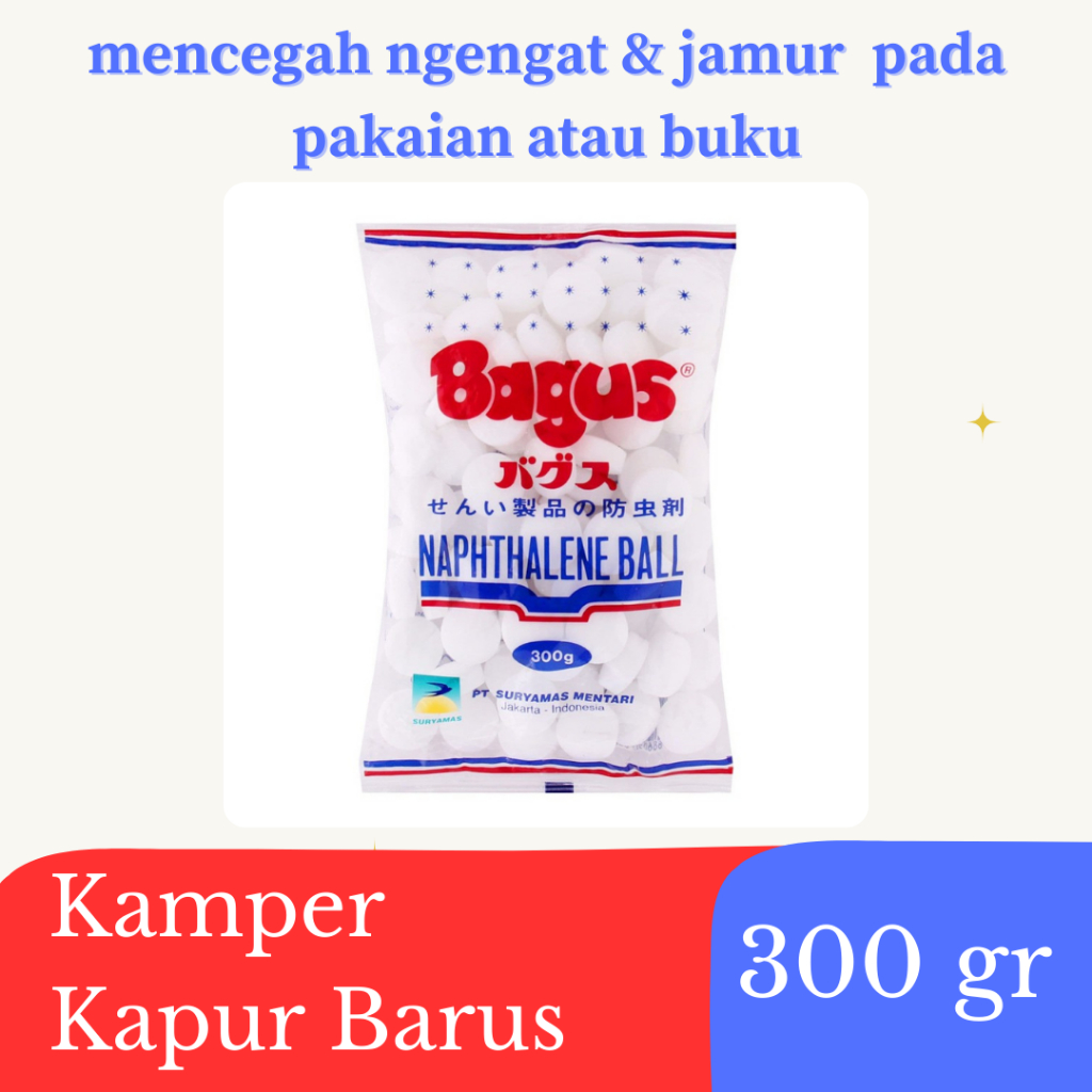 Jual Bagus Naphthalene/kamper/kapur barus Ball 300 gr | Shopee Indonesia