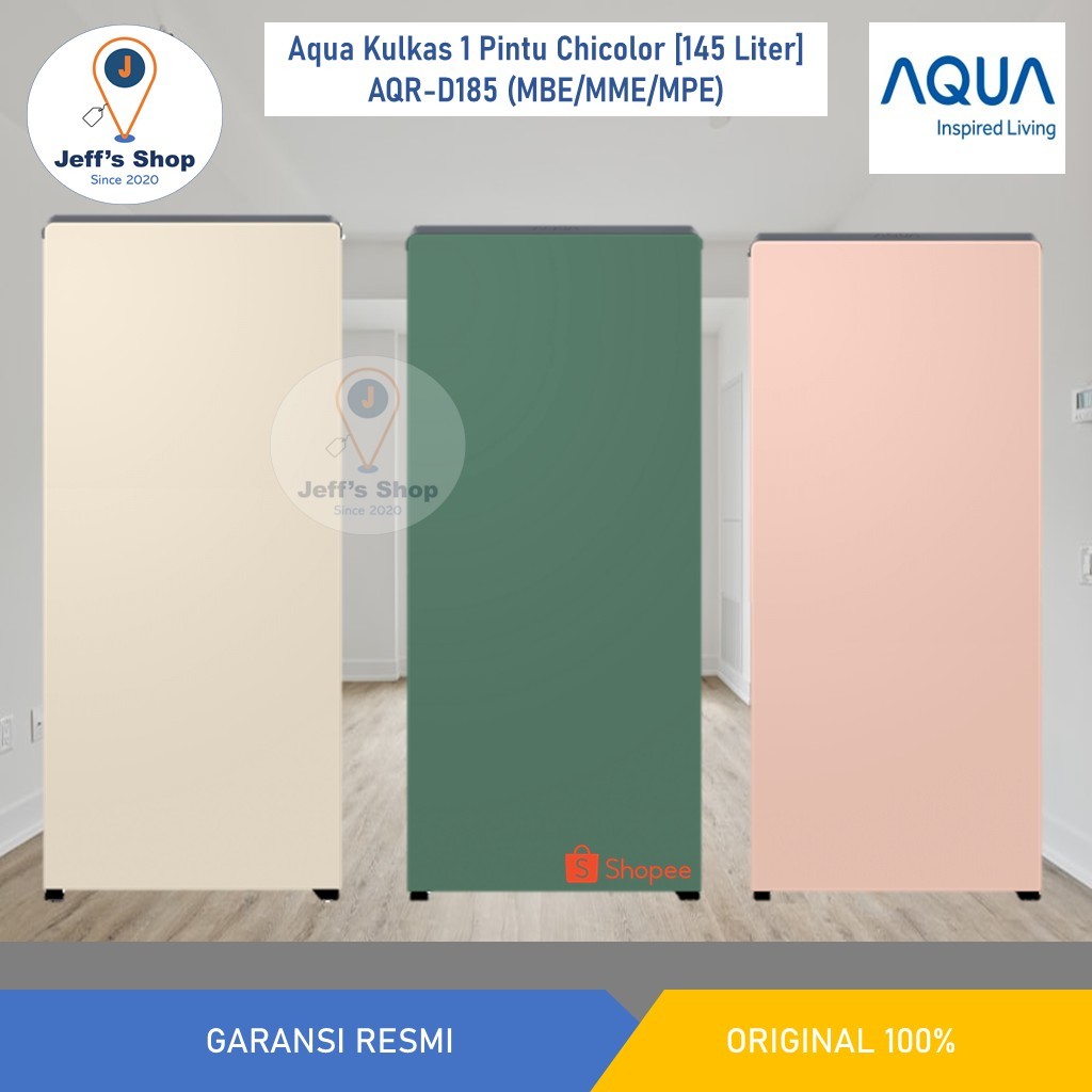 Jual Aqua Kulkas 1 Pintu Chicolor [145 Liter] AQR D185 (MBE) / AQR D185 (MME) / AQR D185 (MPE ...