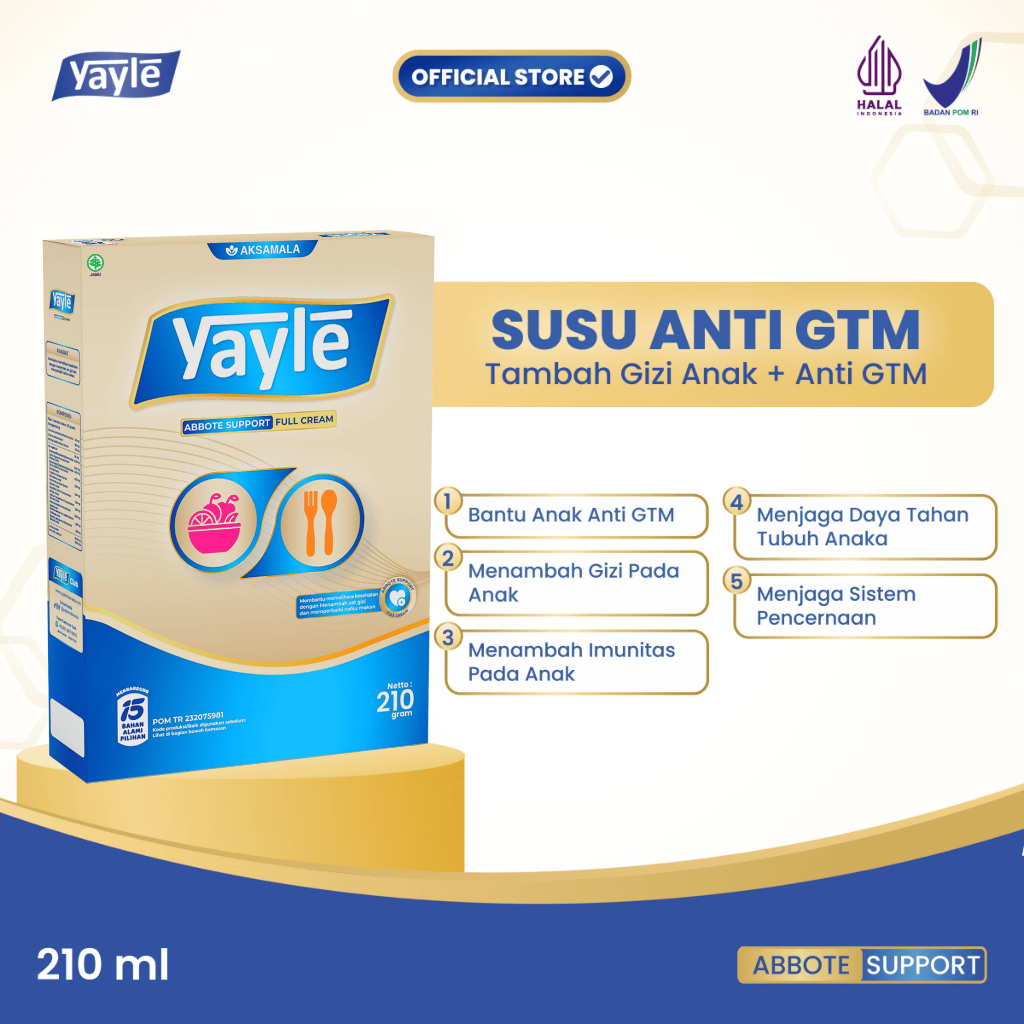 Jual Yayle Abbote Susu Full Cream - Menambah Nafsu Makan, Menjaga ...