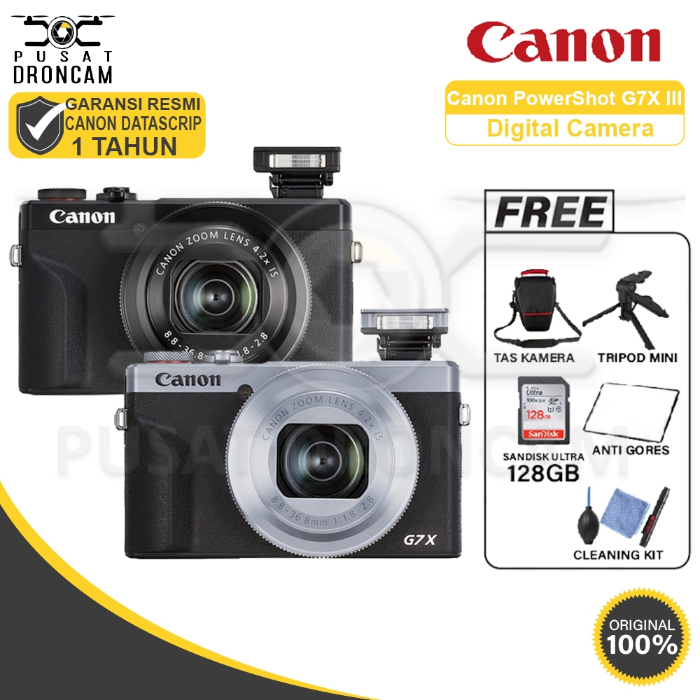 Jual Canon PowerShot G7X Mark III / Canon G7X Mark 3 - G7 X III Digital Pocket Camera Original ...