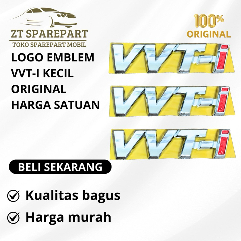 Jual LOGO EMBLEM VVT-I KECIL ORIGINAL | Shopee Indonesia