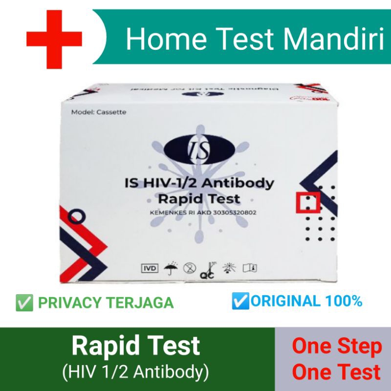 Jual Tes HIV 1/2 IS 1 Set Lengkap | Shopee Indonesia