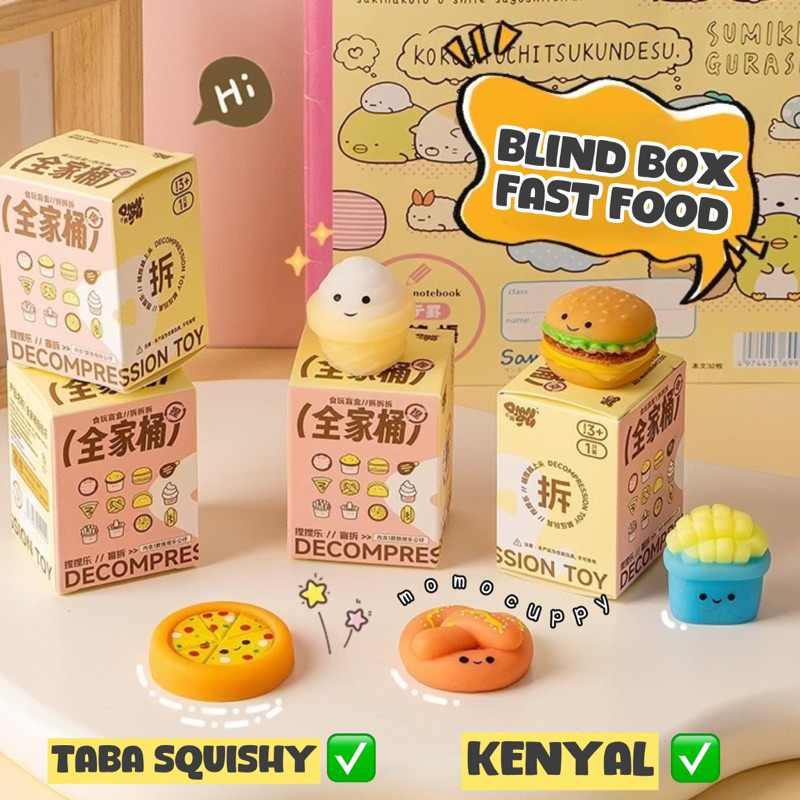 Jual READY BLIND BOX taba squishy animal series kenyal empuk | Shopee ...