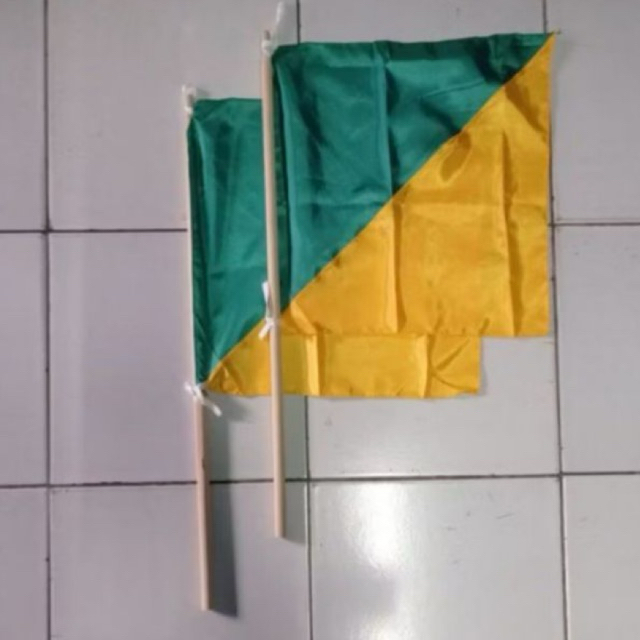 Jual BENDERA SEMAPHORE HW 1 pasang KUNING HIJAU | Shopee Indonesia