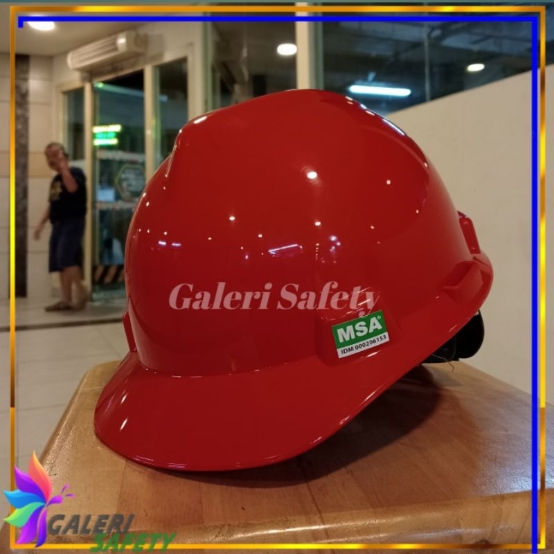 Jual Helm Safety Proyek MSA V-Gard Lokal Fastrack - Safety Helmet MSA V ...