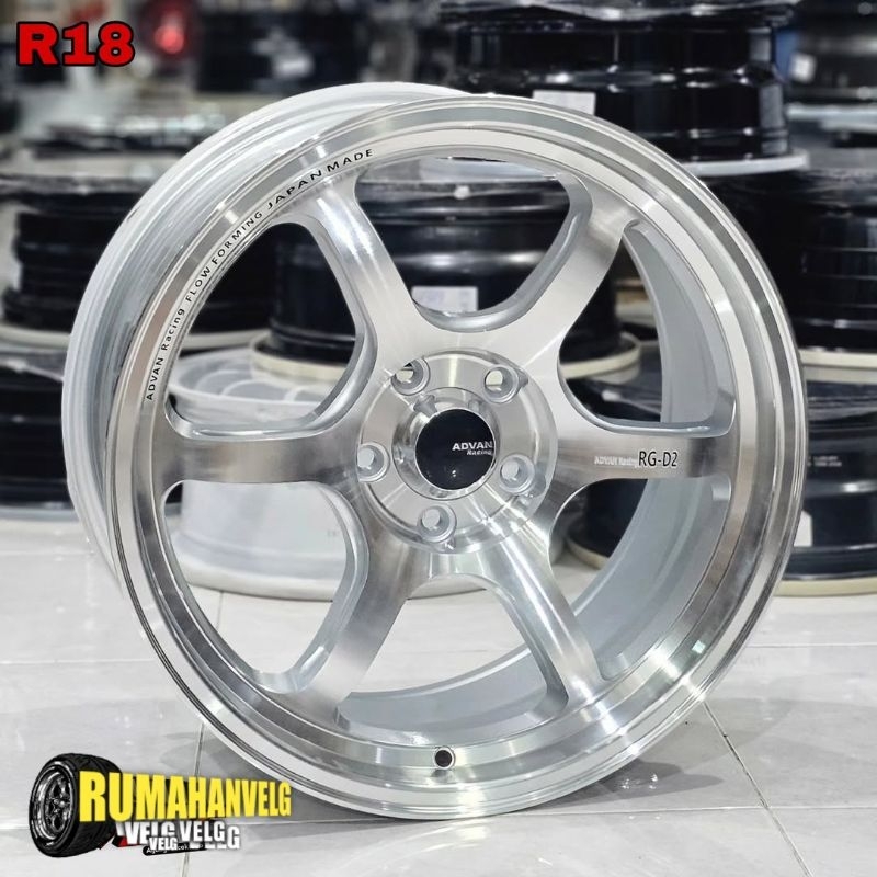 Jual velg mobil racing r18 ADVAN RG D2 LEBAR 9,5 ET 25 velg ring 18 untuk mobil Innova Reborn ...