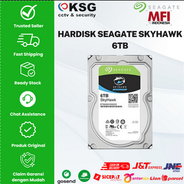 Jual Seagate Hardisk Skyhawk 6TB MFI | Shopee Indonesia
