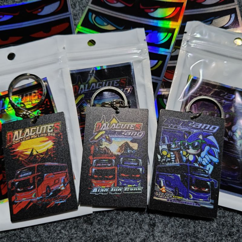 Jual (Free sticker)Gantungan Kunci Busmania Akrilik 2sisi Jetbus 5 ...