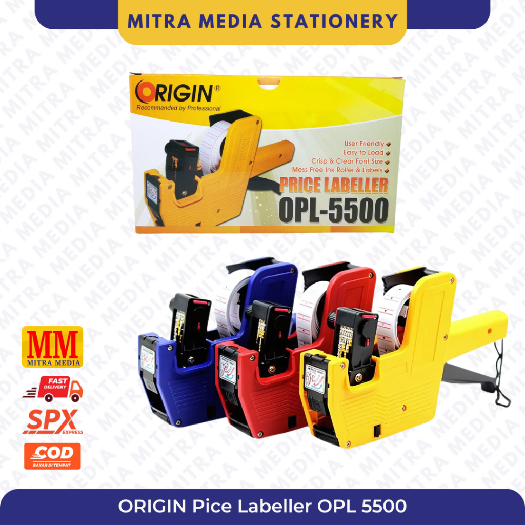 Jual Alat Label Harga / Price Label Origin OPL-5500 8 Digit | Shopee ...