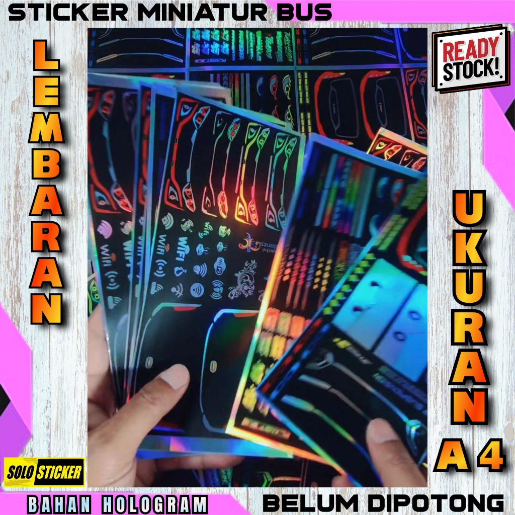 Jual Stiker Miniatur Lampu Bus Sticker Head Lamp Jetbus 5 Jetbus 3 ...