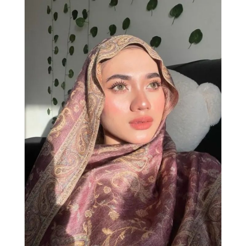 Jual CASHMERE SHAWL TURKEY | Pashmina Motif 7 Cashmere | Shopee Indonesia