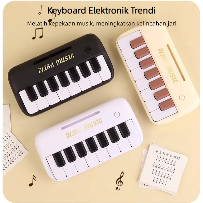 Jual Keyboard Elektrik Mainan Anak Premium Piano Mini Saku Untuk Pemula ...