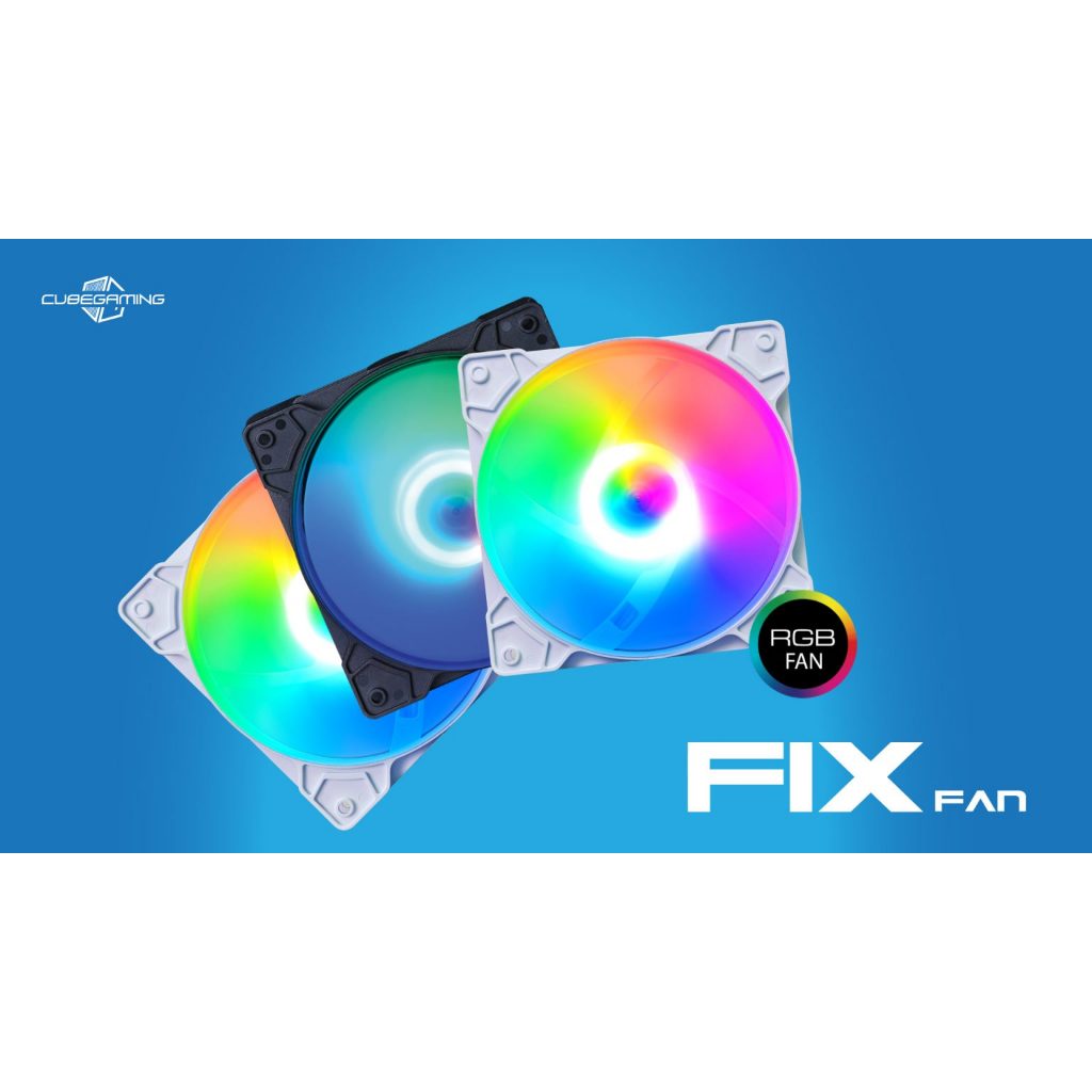 Jual Fan Casing PC Komputer | CubeGaming Cube Gaming FIX Rainbow Static ...