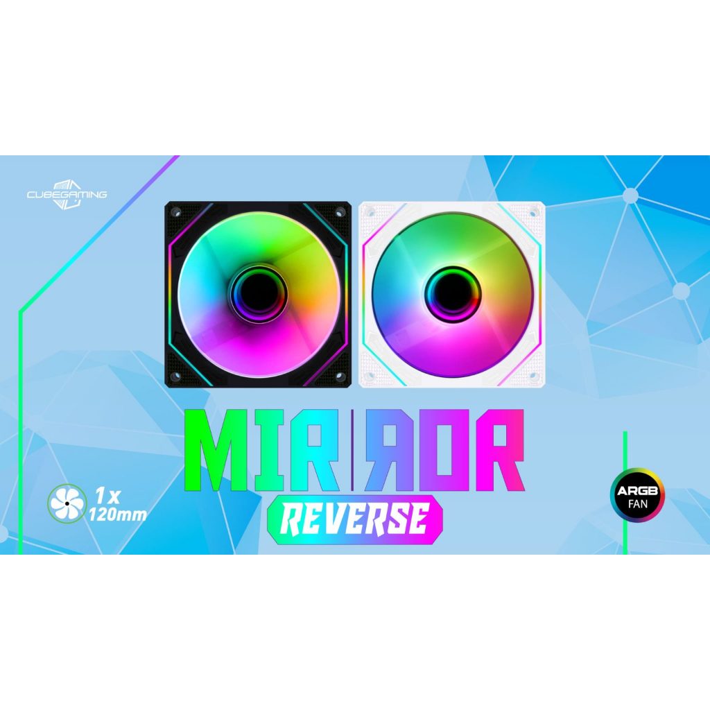 Jual Fan Casing PC Komputer | CubeGaming Cube Gaming MIRROR REVERSE ...
