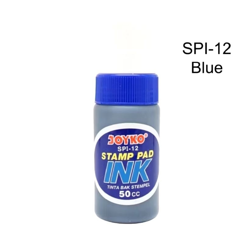 Jual Tinta Refill Bak Stempel (BIRU) 50cc Joyko SPI-12 Stampad INK ...