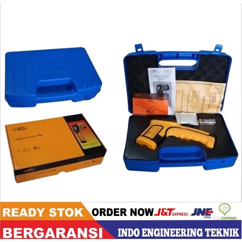 Jual Infrared Thermometer Smart Sensor AS862A Kalibrasi Termometer Gun ...