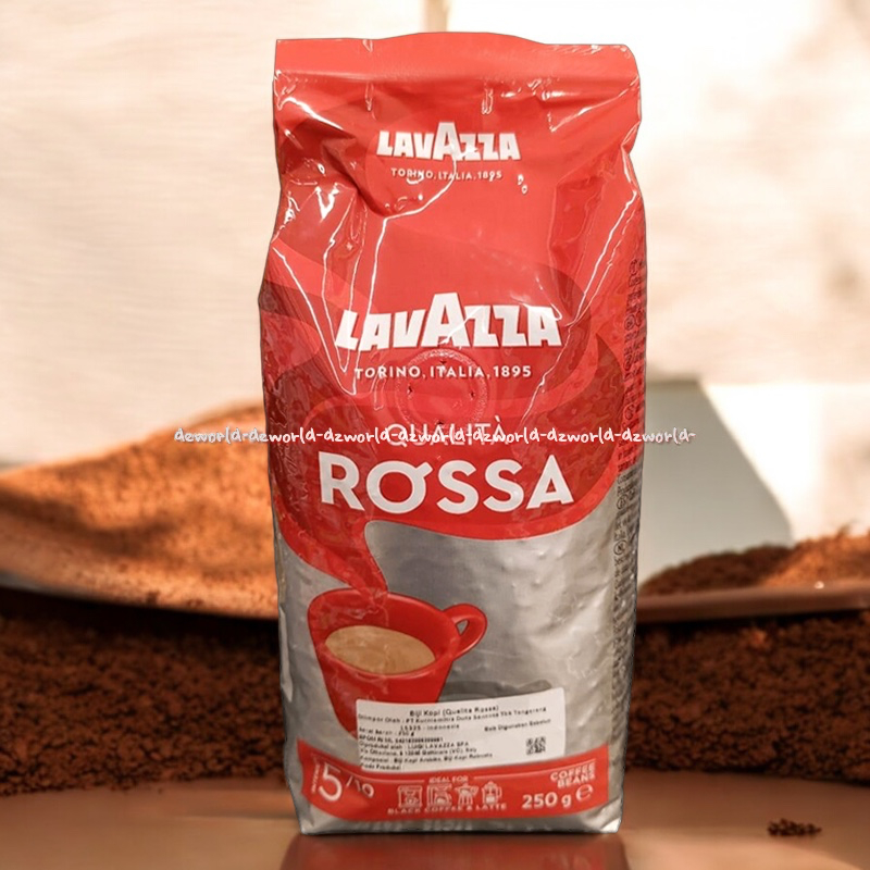 Jual Lavazza 250gr Qualita Rossa Kopi Bubuk Powder Coffee Kemasan Pouch ...