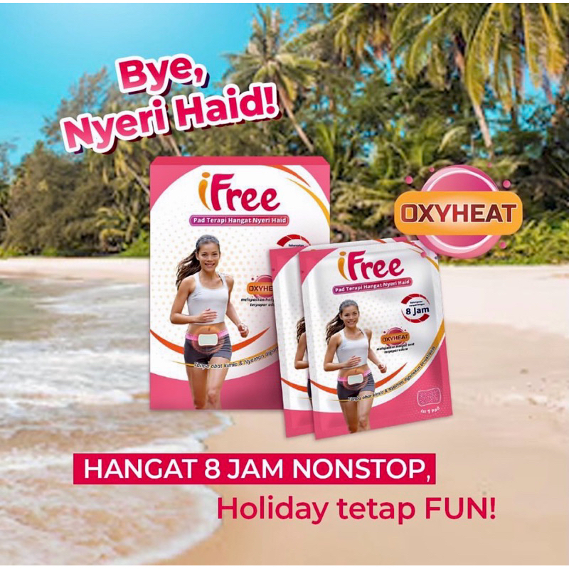 Jual IFree Pad Box @ 2 Pads - Terapi Hangat Nyeri Haid / Praktis / Mengurangi Kram / Keram Perut ...